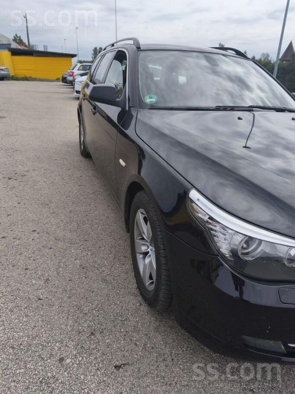 Melns BMW 520 2009 Ludza, ar dzinēja tilpumu 2.00 L un nobraukumu 280 tūkst. km par 6100 €, foto 5 vietnē AUTOMOTO.COM.LV