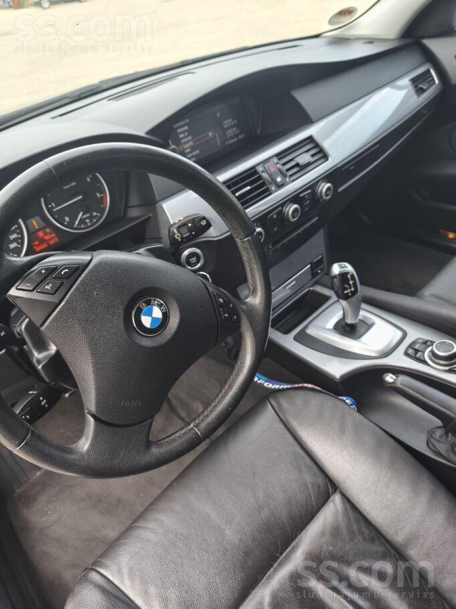 Melns BMW 520 2009 Ludza, ar dzinēja tilpumu 2.00 L un nobraukumu 280 tūkst. km par 6100 €, foto 8 vietnē AUTOMOTO.COM.LV