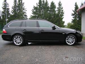 Black BMW 520 2009 in Riga, with an engine capacity of 2.00 L and mileage of 0 thousand km for 6850 €, photo 8 on AUTOMOTO.COM.LV