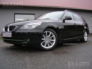 Black BMW 520 2009 in Riga, with an engine capacity of 2.00 L and mileage of 0 thousand km for 6850 €, photo 10 on AUTOMOTO.COM.LV