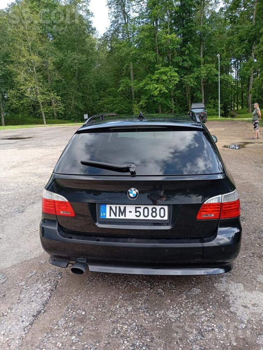 Black BMW 520 2010 in Preili, with an engine capacity of 2.00 L and mileage of 0 thousand km for 4200 €, photo 2 on AUTOMOTO.COM.LV