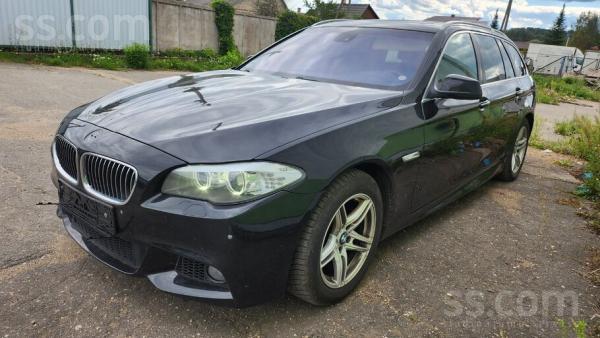 Black BMW 520 2010 in Daugavpils, with an engine capacity of 2.00 L and mileage of 340 thousand km for 5700 €, photo 3 on AUTOMOTO.COM.LV