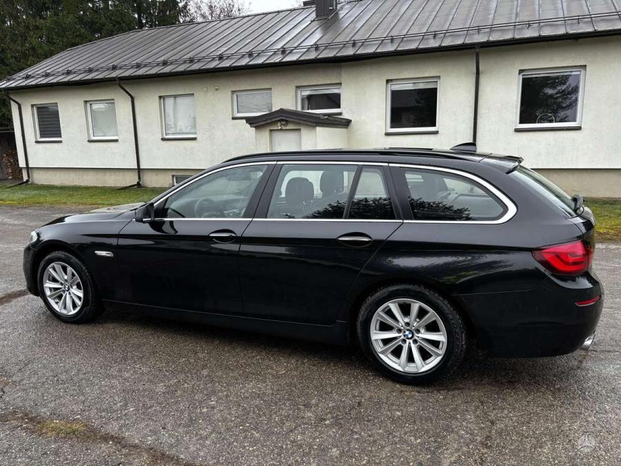 Black BMW 520 2010 in Panevezys, with an engine capacity of 2.00 L and mileage of 283 thousand km for 7750 €, photo 8 on AUTOMOTO.COM.LV