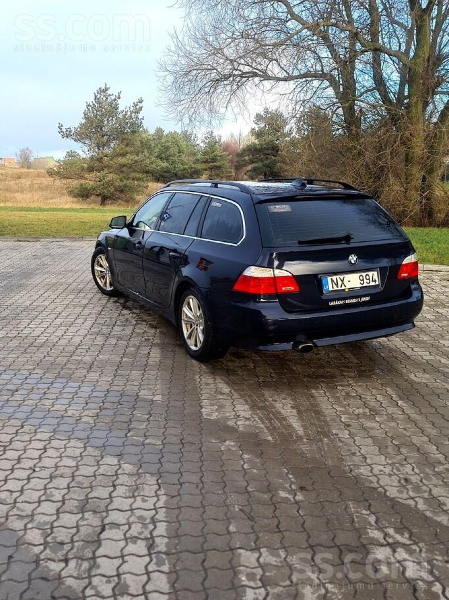 Melns BMW 520 2010 Liepāja, ar dzinēja tilpumu 2.00 L un nobraukumu 362 tūkst. km par 4320 €, foto 2 vietnē AUTOMOTO.COM.LV
