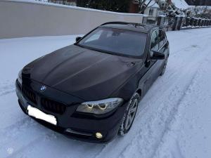 Black BMW 520 2010 in Vilnius, with an engine capacity of 2.00 L and mileage of 337 thousand km for 6600 €, photo 3 on AUTOMOTO.COM.LV