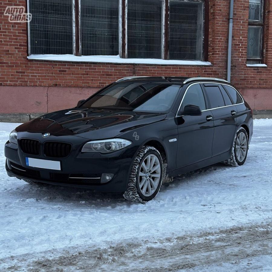 Black BMW 520 2010 in Birstonas, with an engine capacity of 2.00 L and mileage of 310 thousand km for 9100 €, photo 1 on AUTOMOTO.COM.LV