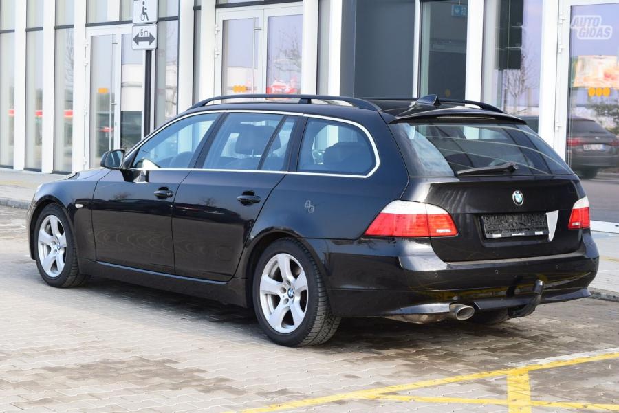 Melns BMW 520 2010 Viļņa, ar dzinēja tilpumu 2.00 L un nobraukumu 233 tūkst. km par 5900 €, foto 6 vietnē AUTOMOTO.COM.LV