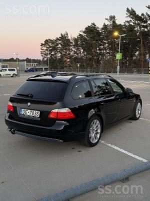 Black BMW 520 2010 in Riga, with an engine capacity of 2.00 L and mileage of 248 thousand km for 5000 €, photo 6 on AUTOMOTO.COM.LV