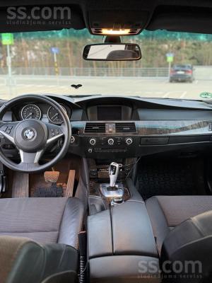 Black BMW 520 2010 in Riga, with an engine capacity of 2.00 L and mileage of 248 thousand km for 5000 €, photo 8 on AUTOMOTO.COM.LV