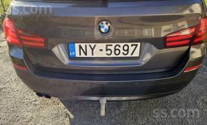 Black BMW 520 2010 in Riga, with an engine capacity of 2.00 L and mileage of 368 thousand km for 8200 €, photo 20 on AUTOMOTO.COM.LV
