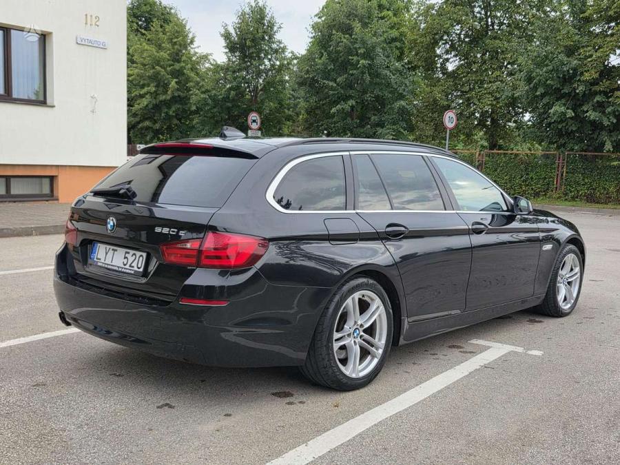Черный БМВ 520 2010 в Кретинга, объемом двигателя 2.00 л и пробегом 332 тыс. км за 6800 €, фото 8 на AUTOMOTO.COM.LV
