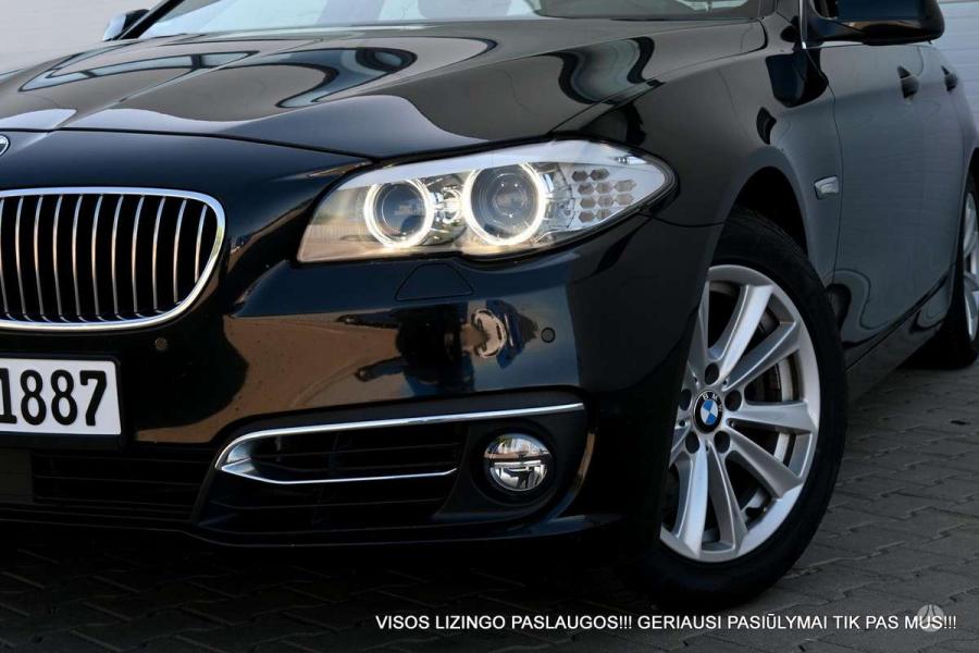 Black BMW 520 2010 in Kretinga, with an engine capacity of 2.00 L and mileage of 268 thousand km for 7899 €, photo 5 on AUTOMOTO.COM.LV