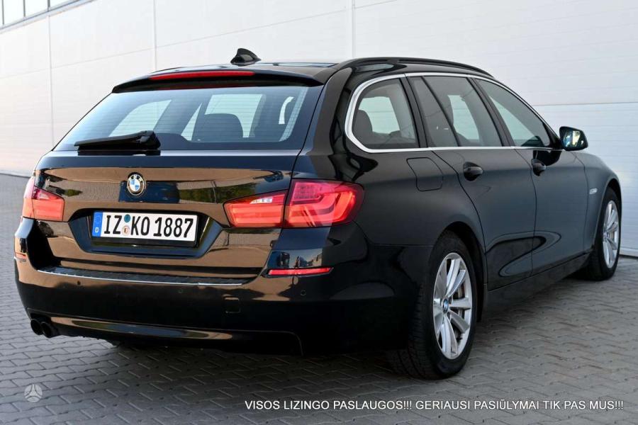 Black BMW 520 2010 in Kretinga, with an engine capacity of 2.00 L and mileage of 268 thousand km for 7899 €, photo 7 on AUTOMOTO.COM.LV