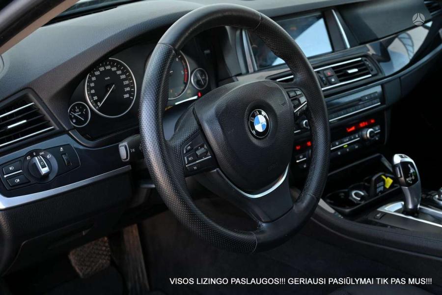Black BMW 520 2010 in Kretinga, with an engine capacity of 2.00 L and mileage of 268 thousand km for 7899 €, photo 20 on AUTOMOTO.COM.LV