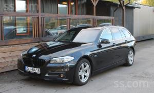 Black BMW 520 2010 in Riga, with an engine capacity of 2.00 L and mileage of 0 thousand km for 6650 €, photo 4 on AUTOMOTO.COM.LV