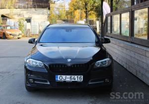 Black BMW 520 2010 in Riga, with an engine capacity of 2.00 L and mileage of 0 thousand km for 6650 €, photo 10 on AUTOMOTO.COM.LV