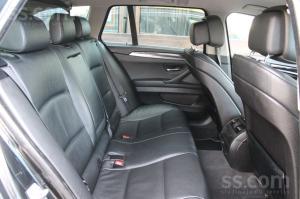 Black BMW 520 2010 in Riga, with an engine capacity of 2.00 L and mileage of 0 thousand km for 6650 €, photo 14 on AUTOMOTO.COM.LV