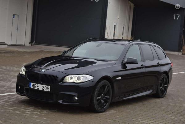 Melns BMW 520 2011 Viļņa, ar dzinēja tilpumu 2.00 L un nobraukumu 301 tūkst. km par 9900 €, foto 1 vietnē AUTOMOTO.COM.LV