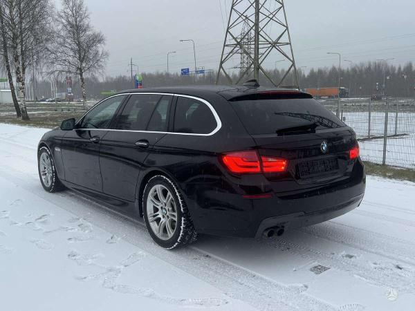 Black BMW 520 2011 in Parnu, with an engine capacity of 2.00 L and mileage of 258 thousand km for 8500 €, photo 4 on AUTOMOTO.COM.LV