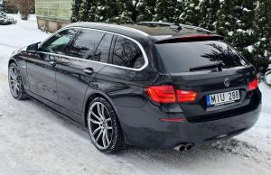 Black BMW 520 2011 in Radviliskis, with an engine capacity of 2.00 L and mileage of 361 thousand km for 7800 €, photo 6 on AUTOMOTO.COM.LV