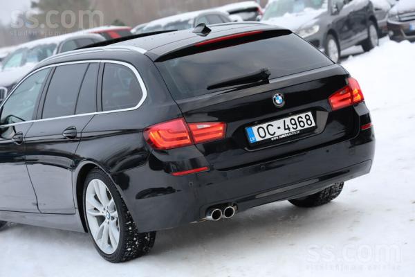 Melns BMW 520 2011 Jelgava, ar dzinēja tilpumu 2.00 L un nobraukumu 0 tūkst. km par 7990 €, foto 8 vietnē AUTOMOTO.COM.LV