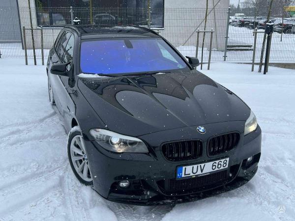 Black BMW 520 2011 in Kaunas, with an engine capacity of 2.00 L and mileage of 4400 thousand km for 7300 €, photo 1 on AUTOMOTO.COM.LV