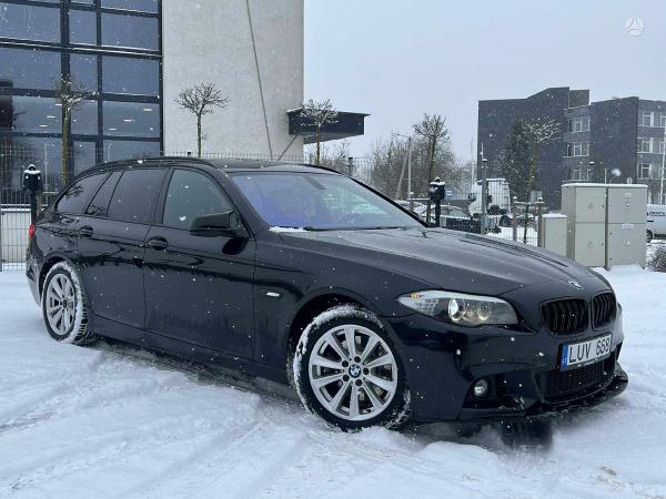 Black BMW 520 2011 in Kaunas, with an engine capacity of 2.00 L and mileage of 4400 thousand km for 7300 €, photo 2 on AUTOMOTO.COM.LV