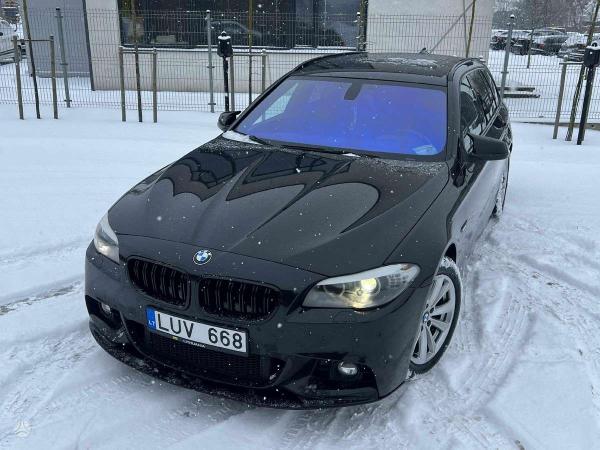 Black BMW 520 2011 in Kaunas, with an engine capacity of 2.00 L and mileage of 4400 thousand km for 7300 €, photo 5 on AUTOMOTO.COM.LV