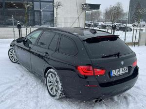 Black BMW 520 2011 in Kaunas, with an engine capacity of 2.00 L and mileage of 4400 thousand km for 7300 €, photo 8 on AUTOMOTO.COM.LV