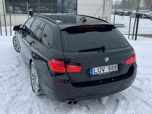 Black BMW 520 2011 in Kaunas, with an engine capacity of 2.00 L and mileage of 4400 thousand km for 7300 €, photo 9 on AUTOMOTO.COM.LV