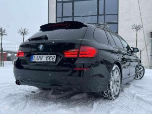 Black BMW 520 2011 in Kaunas, with an engine capacity of 2.00 L and mileage of 4400 thousand km for 7300 €, photo 10 on AUTOMOTO.COM.LV