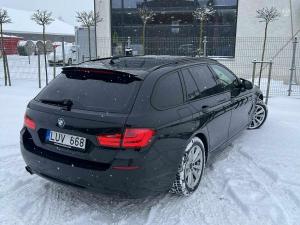 Black BMW 520 2011 in Kaunas, with an engine capacity of 2.00 L and mileage of 4400 thousand km for 7300 €, photo 11 on AUTOMOTO.COM.LV