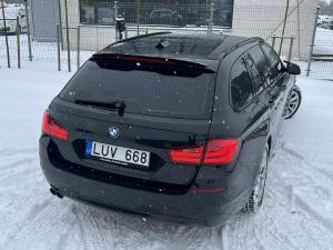 Black BMW 520 2011 in Kaunas, with an engine capacity of 2.00 L and mileage of 4400 thousand km for 7300 €, photo 12 on AUTOMOTO.COM.LV