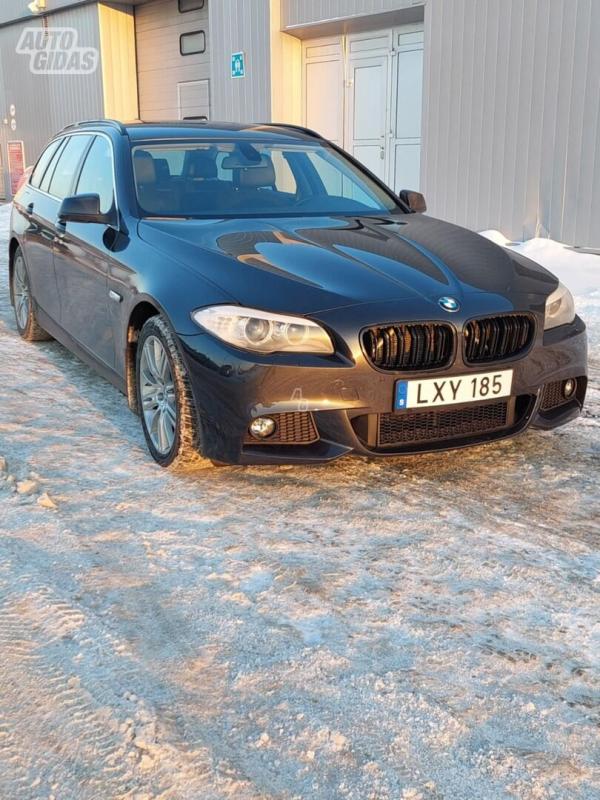 Black BMW 520 2011 in Mazeikiai, with an engine capacity of 2.00 L and mileage of 198 thousand km for 8300 €, photo 1 on AUTOMOTO.COM.LV