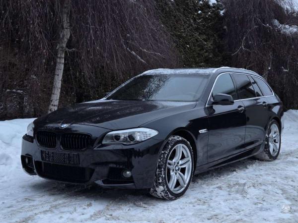 Black BMW 520 2011 in Kaunas, with an engine capacity of 2.00 L and mileage of 300 thousand km for 8150 €, photo 6 on AUTOMOTO.COM.LV