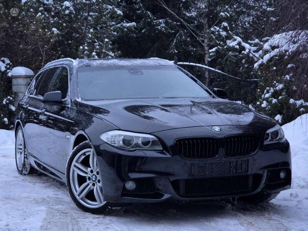 Black BMW 520 2011 in Kaunas, with an engine capacity of 2.00 L and mileage of 300 thousand km for 8150 €, photo 8 on AUTOMOTO.COM.LV