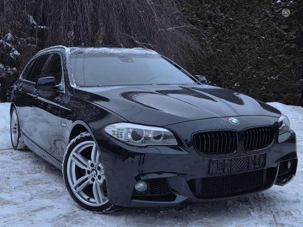 Black BMW 520 2011 in Kaunas, with an engine capacity of 2.00 L and mileage of 300 thousand km for 7999 €, photo 4 on AUTOMOTO.COM.LV