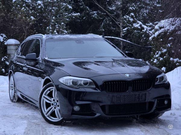 Black BMW 520 2011 in Kaunas, with an engine capacity of 2.00 L and mileage of 300 thousand km for 7999 €, photo 8 on AUTOMOTO.COM.LV