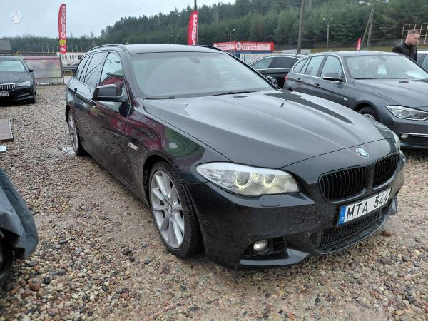 Black BMW 520 2011 in Vilnius, with an engine capacity of 2.00 L and mileage of 395 thousand km for 8000 €, photo 1 on AUTOMOTO.COM.LV