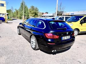 Black BMW 520 2011 in Vilnius, with an engine capacity of 2.00 L and mileage of 277 thousand km for 7999 €, photo 5 on AUTOMOTO.COM.LV