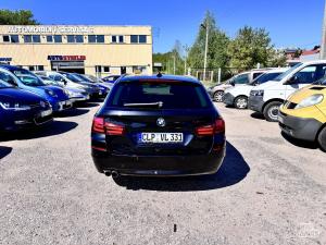 Black BMW 520 2011 in Vilnius, with an engine capacity of 2.00 L and mileage of 277 thousand km for 7999 €, photo 8 on AUTOMOTO.COM.LV