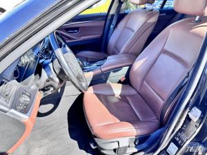 Black BMW 520 2011 in Vilnius, with an engine capacity of 2.00 L and mileage of 277 thousand km for 7999 €, photo 12 on AUTOMOTO.COM.LV