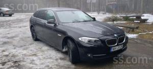 Black BMW 520 2011 in Talsi, with an engine capacity of 2.00 L and mileage of 268 thousand km for 8300 €, photo 3 on AUTOMOTO.COM.LV