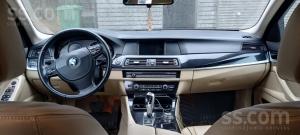 Black BMW 520 2011 in Talsi, with an engine capacity of 2.00 L and mileage of 268 thousand km for 8300 €, photo 8 on AUTOMOTO.COM.LV