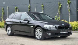 Black BMW 520 2011 in Vilnius, with an engine capacity of 2.00 L and mileage of 266 thousand km for 7999 €, photo 5 on AUTOMOTO.COM.LV