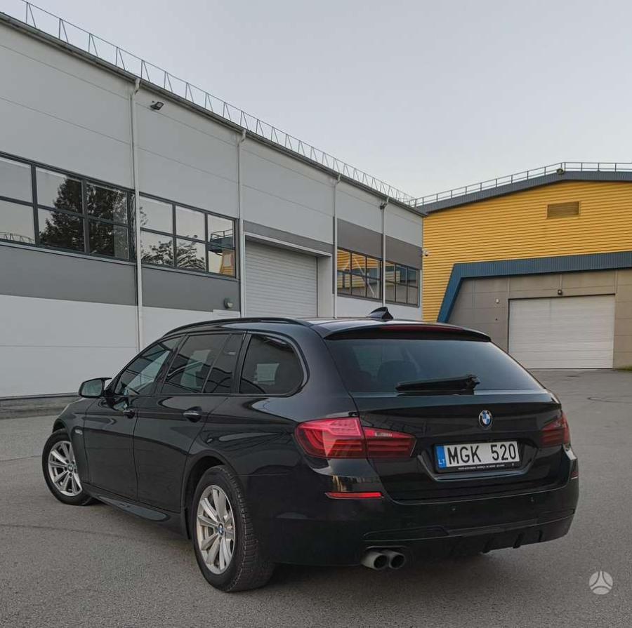Black BMW 520 2011 in Kaunas, with an engine capacity of 2.00 L and mileage of 326 thousand km for 11000 €, photo 7 on AUTOMOTO.COM.LV