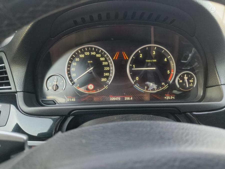 Black BMW 520 2011 in Kaunas, with an engine capacity of 2.00 L and mileage of 326 thousand km for 11000 €, photo 17 on AUTOMOTO.COM.LV