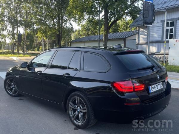 Black BMW 520 2011 in Riga, with an engine capacity of 2.00 L and mileage of 285 thousand km for 6990 €, photo 3 on AUTOMOTO.COM.LV