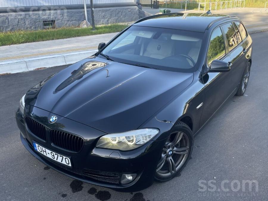 Melns BMW 520 2011 Rīga, ar dzinēja tilpumu 2.00 L un nobraukumu 285 tūkst. km par 6990 €, foto 6 vietnē AUTOMOTO.COM.LV
