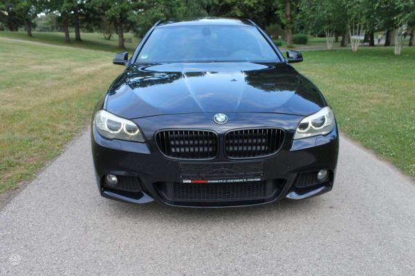 Black BMW 520 2011 in Birstonas, with an engine capacity of 2.00 L and mileage of 273 thousand km for 7450 €, photo 8 on AUTOMOTO.COM.LV